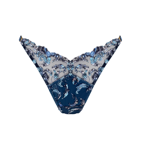 Siren strap thong - denim - babylikestopony