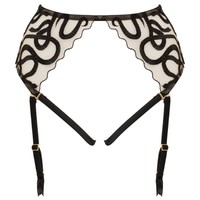 Studio Pia silk Naga snake embroidered harness suspender with removable ...